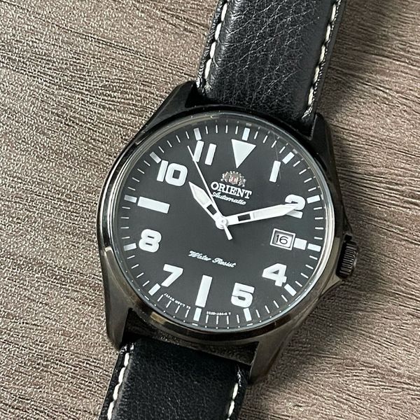 Orient Automatic Men's Field Wristwatch 50M Black Dial Arabic Numerals ...