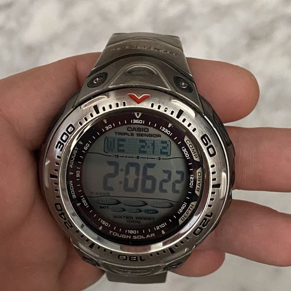 Vintage Watch Casio sea-pathfinder SPf-70t , Titanium , Very Rare ...
