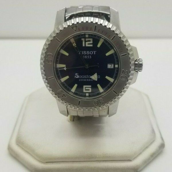 TISSOT 1853 SEASTAR 660 DIVER WATCH A460/560 200M/660FT STAINLESS STEEL ...