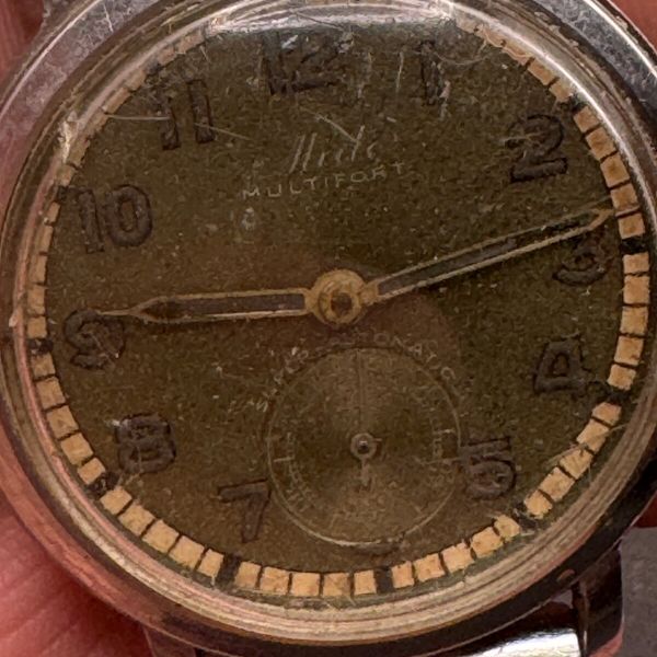 Vintage Mido Multifort Super-Automatic watch military? needs work ...