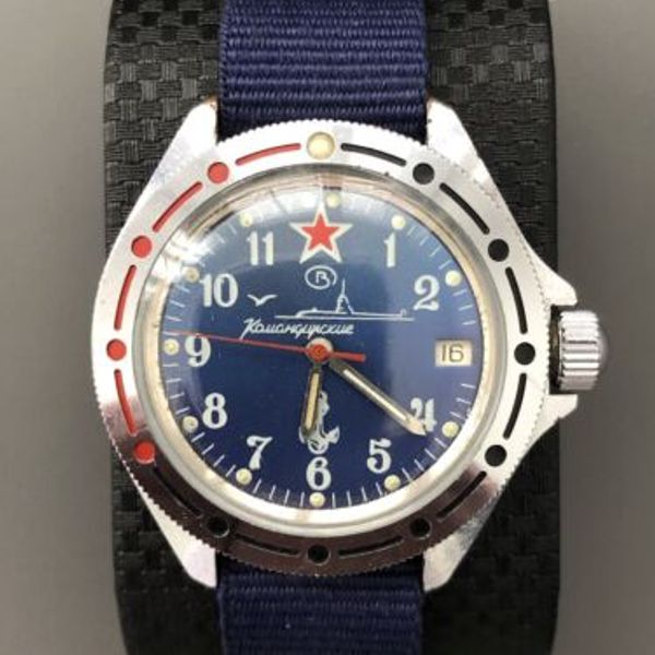 vostok watch - Blue Submarine naval dial | WatchCharts Marketplace
