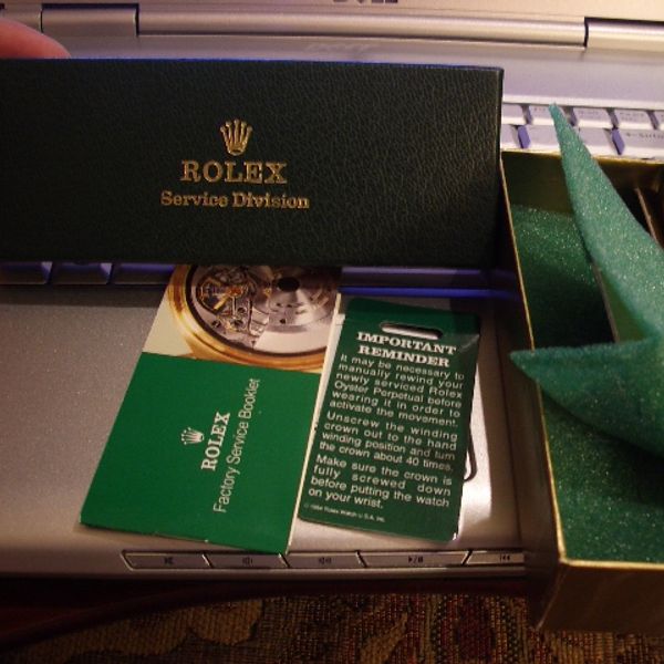 Rolex Service Box | WatchCharts Marketplace