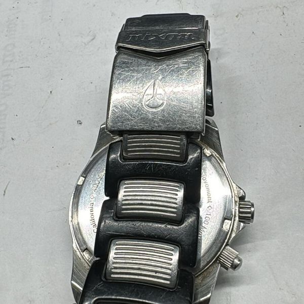 Nixon The Rover Wanderlust Black and Silver watch W/ BLUE DIAL RING ...