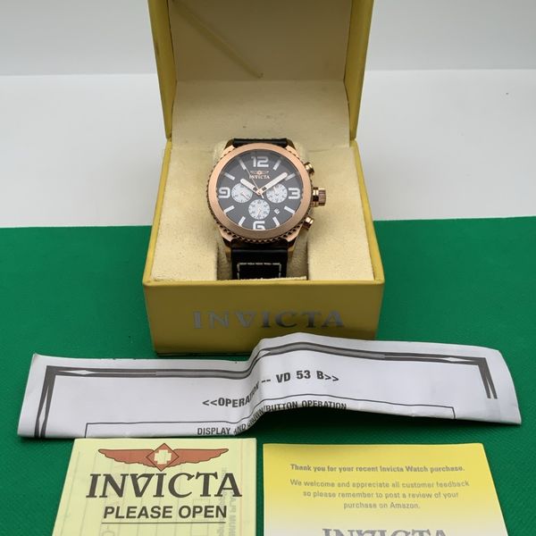 Invicta Menâ s Watch Specialty 3 Chronograph Collection Trinite VD 53B ...