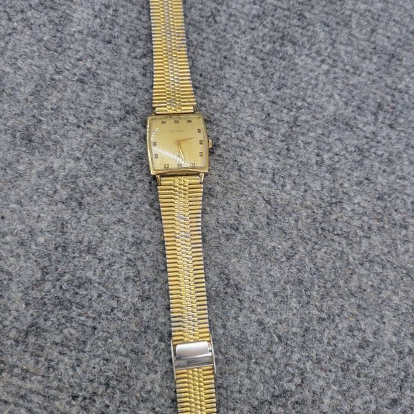 Vintage 1967 M7 Bulova Valor 10K Gold Filled Mens Watch RUNS Great ...