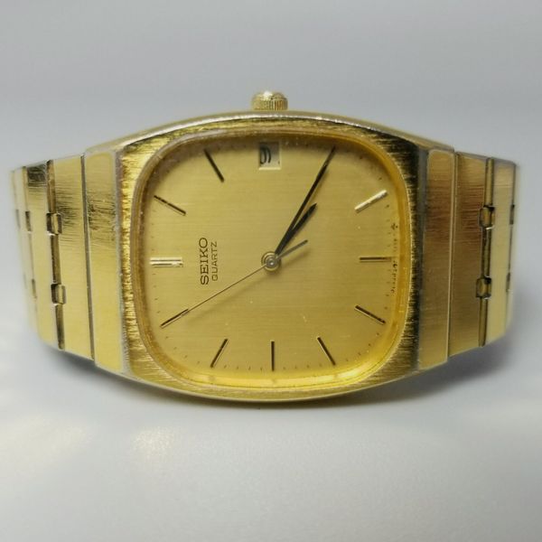 Vintage Seiko Mens Gold Tone Stainless Steel Date 6532-5119 Wrist Watch, AS IS | WatchCharts ...