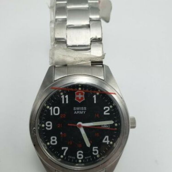 Victorinox 241083 Swiss Army Watch Stainless Steel Convoy ⭐ NEVER WORN ...