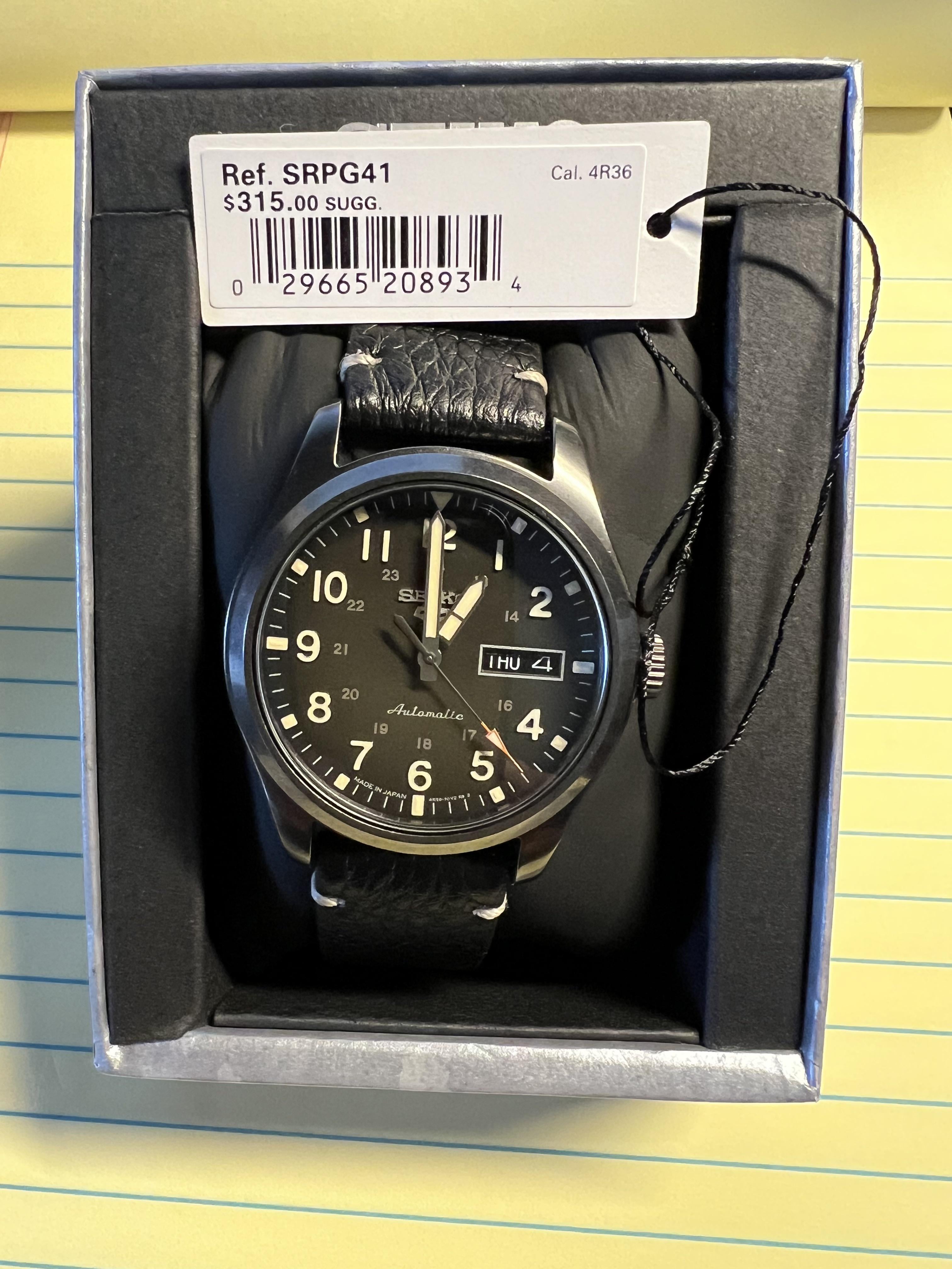 [WTS] Seiko SRPG41 | WatchCharts