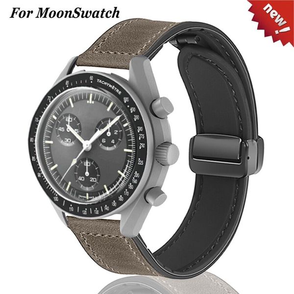 Omega Swatch Moonswatch - Mission To The Moon/Mercury Straps Only ...
