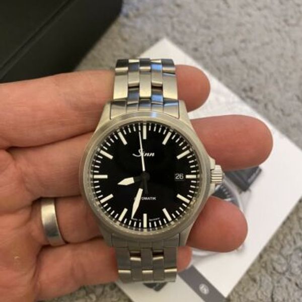 Sinn 556i Black Dial Automatic Watch With Bracelet, Full Set | WatchCharts
