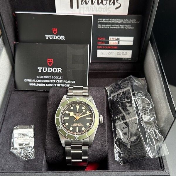 TUDOR Harrods Black Bay M79230G-0001 - Sep 2023 Full Set With Receipt ...