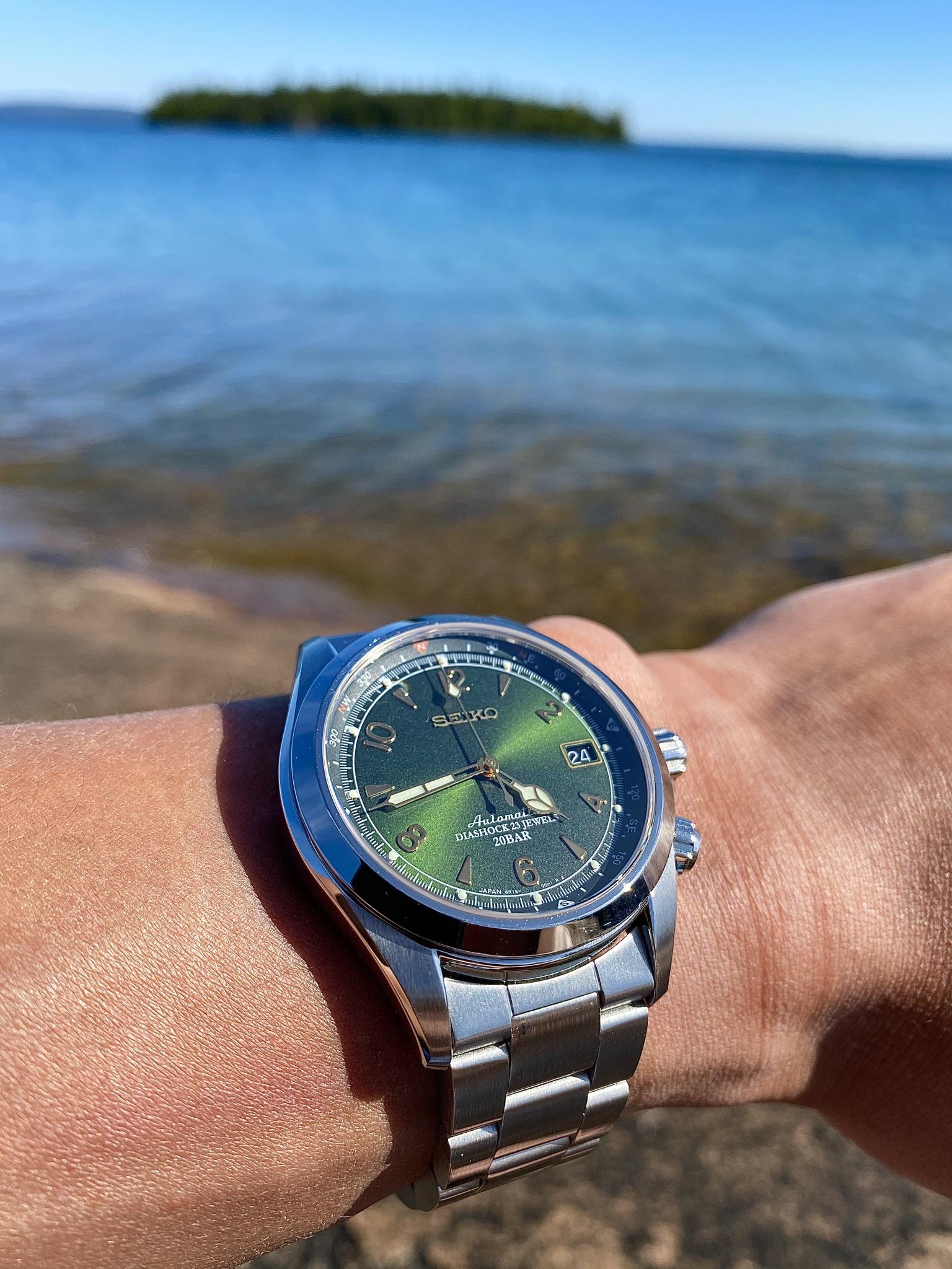 [WTS] Seiko Alpinist Sarb017 with solid stainless steel bracelet ...