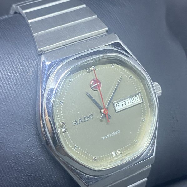 Vintage Rado Voyager Automatic Men Wrist Watch | WatchCharts Marketplace