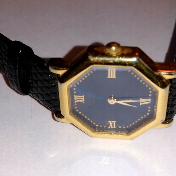 Unique Ladies Seiko Octagonal Dress Watch with Blue Dial | WatchCharts ...