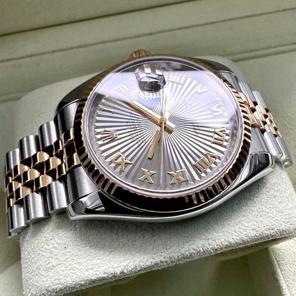 36mm Rolex Datejust 116233 Two Tone - Box / Papers - Grey Sunbeam dial ...
