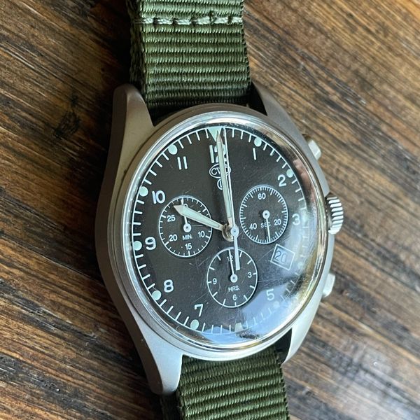 CWC Cabot Falcon Pilots Quartz Chronograph Watch. Boxed with papers ...
