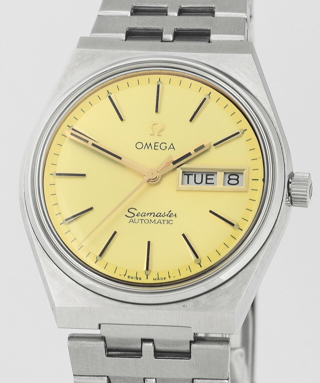 1972 OMEGA Seamaster Day Date Automatic Caliber 1022 Vintage Mens Watch ...