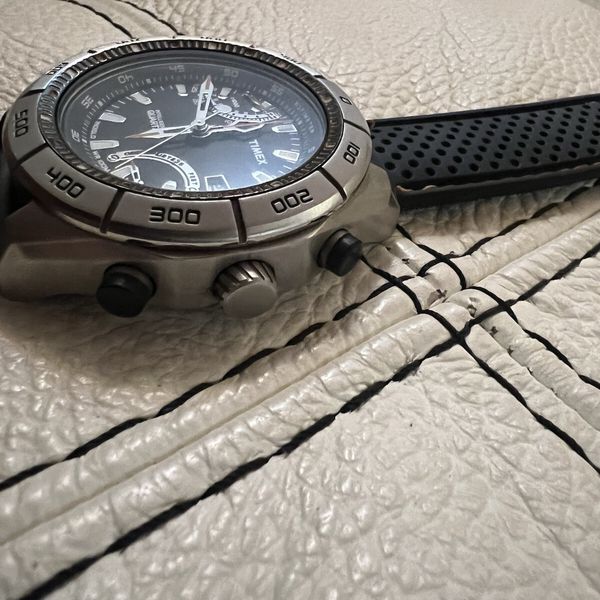 Timex Intelligent 1854 T2N72 Chronograph Quartz Altimetro Pilot Menâ s ...