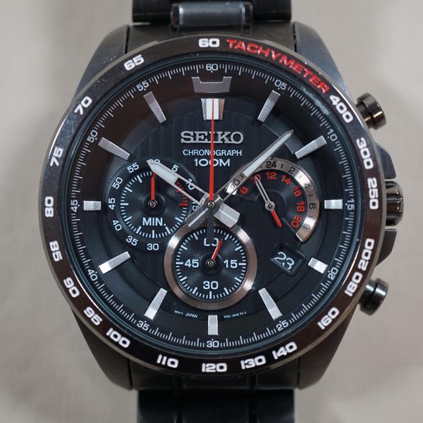[WTS] Seiko SSB311P1 8T63 Chronograph Tachymeter Black Quartz - $150 ...
