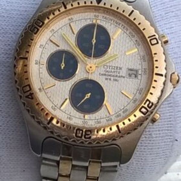 Citizen Chrono Mens WR100 Quartz Diver Style Watch 0510-C50448 - Not ...