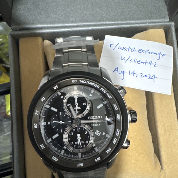 [WTS] Unworn Seiko SNAB51P1 7T62 Seiko Alarm Chronograph Tachymeter ...