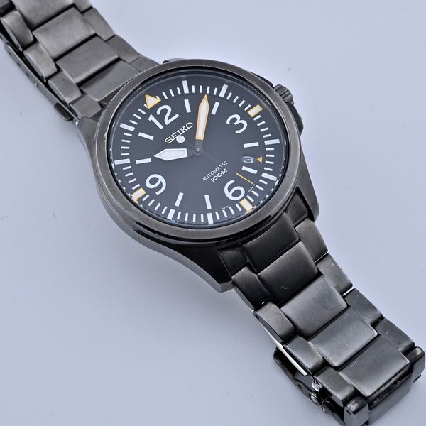 Seiko SRP029 4R15-00A0 22 Jewels Superior Spork series Black PVD Ion ...