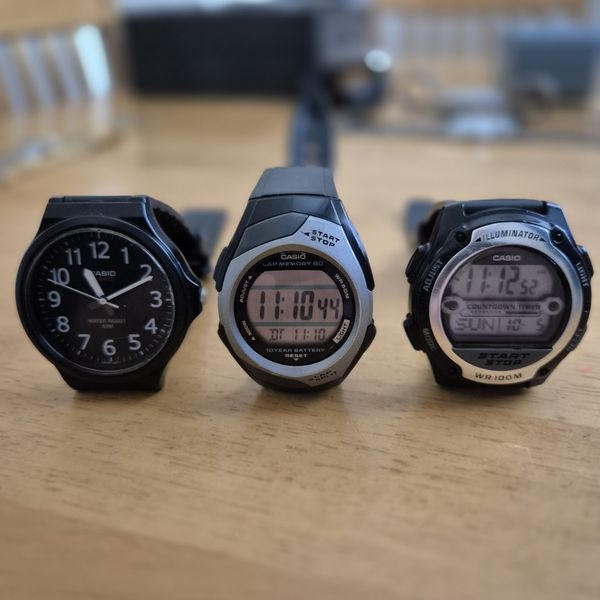 Casio Watches Collection of Three All Working | WatchCharts Marketplace