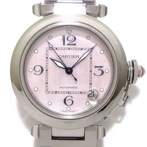 [New] [Used] Cartier Pasha C Watch SS / Shell Dial / 2003 Christmas ...