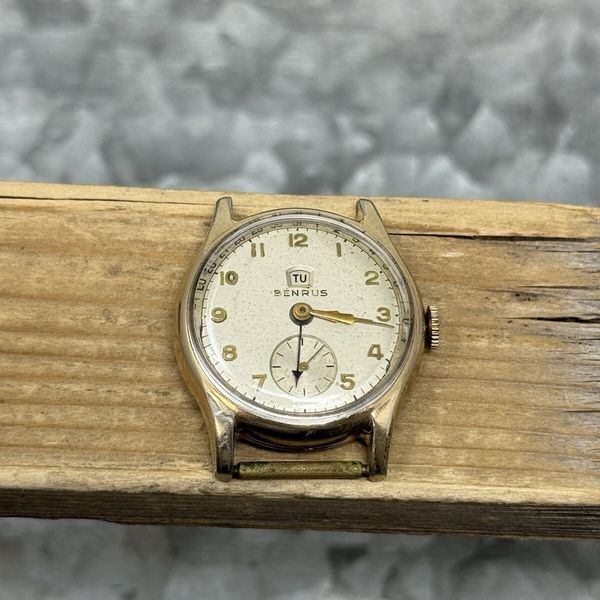 Vintage Benrus Pointer Date Calendar Manual Wind Wrist Watch, Working ...