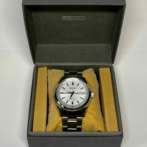 Seiko Presage SARY055 Automatic White Dial 41MM Stainless Steel ...