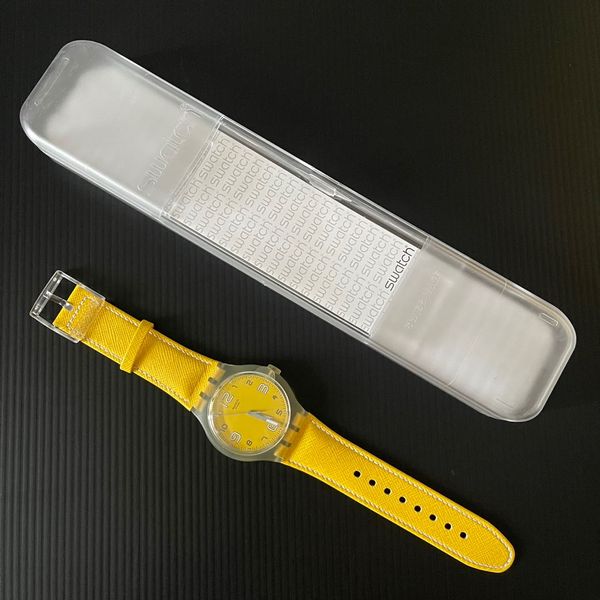 BRAND NEW SWATCH WATCH MODEL S224 YELLOW | WatchCharts Marketplace