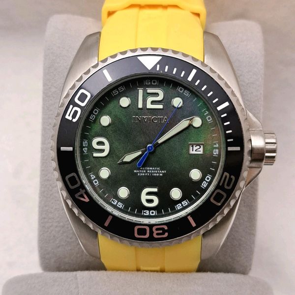 Invicta Pro Diver Automatic Men's 45mm Black MOP Dial Exclusive Watch ...