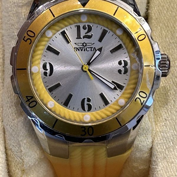Invicta Tritnite Angel Yellow Night Glow Watch Model 17481 ...