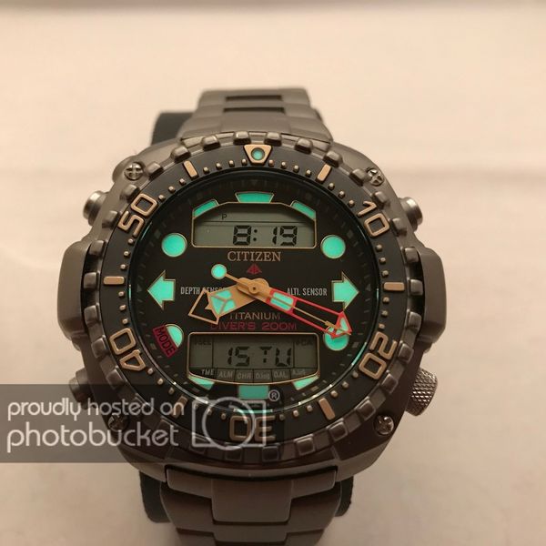 Citizen Aquamount JP3020-56E Titanium See to Believe $875 | WatchCharts ...