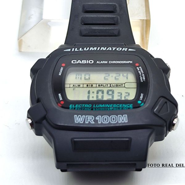 CASIO VINTAGE WATCH W-740-1V, WR-100m, QW.121, ILLUMINATOR AÃ O 1995 ...