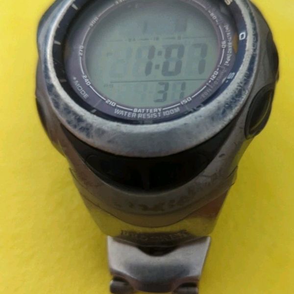 Casio Pro Trek PRG-90T Titanium Quartz Watch | WatchCharts Marketplace