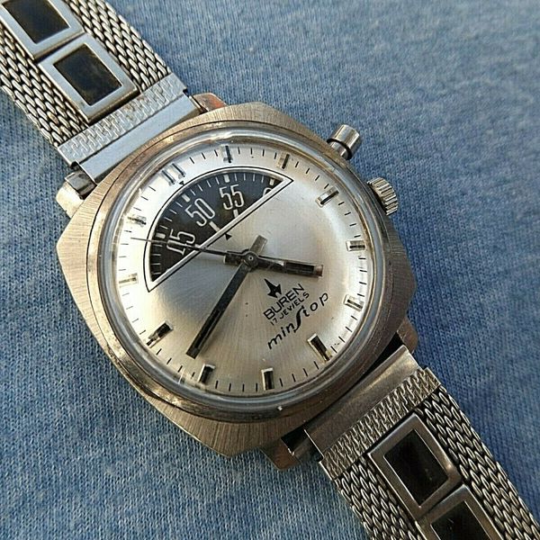 VTG UNIQUE BUREN MINSTOP PARKING METER TIMER WATCH ( A HAMILTON PRODUCT ...