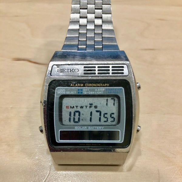 Gents Digital Seiko Quartz A628 5020 Stainless Steel case and Bracelet ...