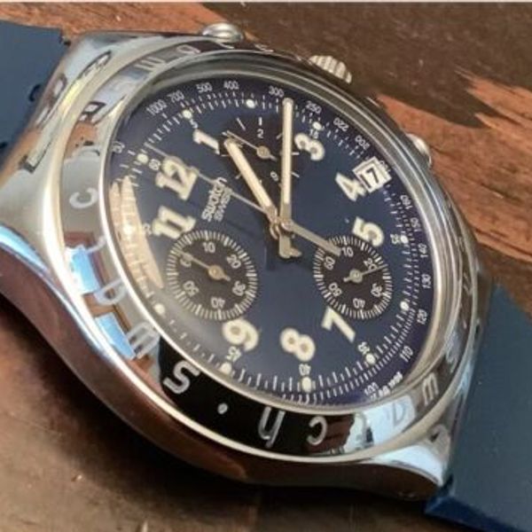 Swatch Secret Agent - Irony - Chrono - Chronograph - 39mm | WatchCharts ...