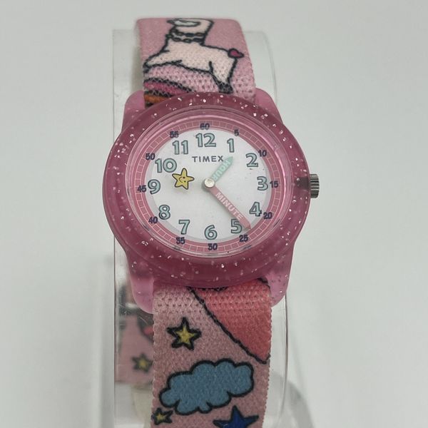 Timex Time Machines Llamacorn Girls Watch Pink Stretch Band- New ...