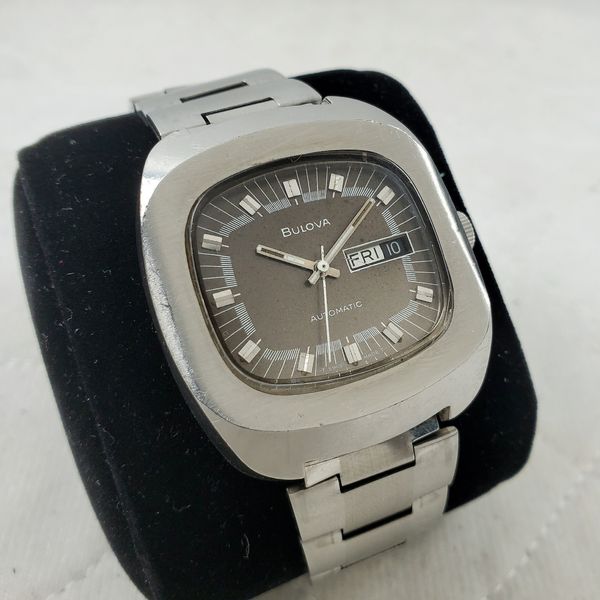 RARE VINTAGE 1973 BULOVA JET STAR AUTOMATIC SELFWINDING SWISS MADE MEN ...