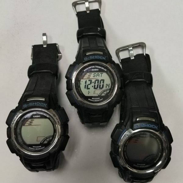Lot Of 3 Casio G-Shock Casio Digital G Watch Watches As Is For Parts ...