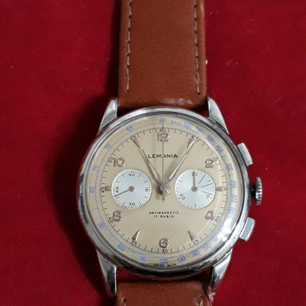 VINTAGE LEMANIA 1270 CHONOGRAPH JUMBO MANUAL WUIND | WatchCharts ...