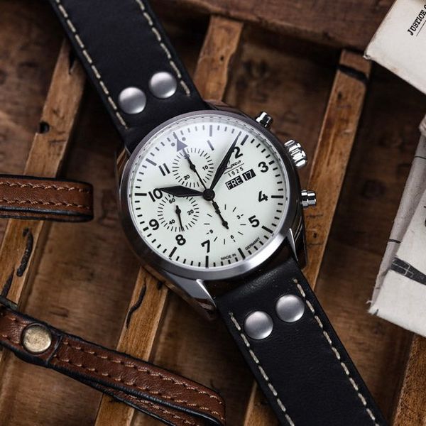 Cheapest???? Laco Pilot Flieger Military Field Chronograph Watch ...