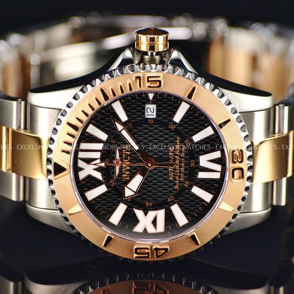 NOS Invicta LE Men Solid 18K Italian Gold Ocean Ghost Swiss COSC ...