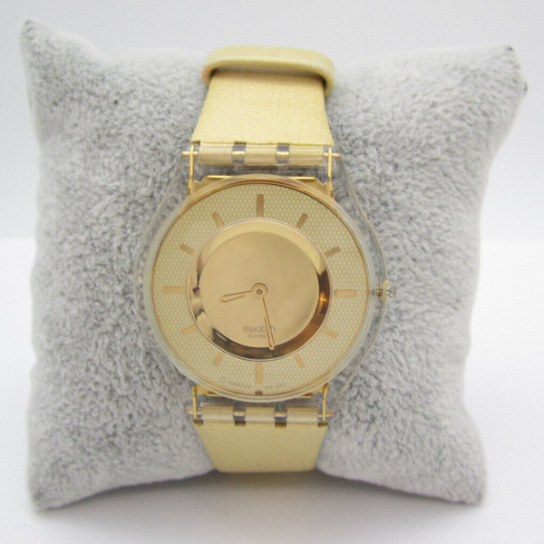 Women Swatch Slim Quartz WR Analog 35mm Round Watch (H211) "New Battery ...