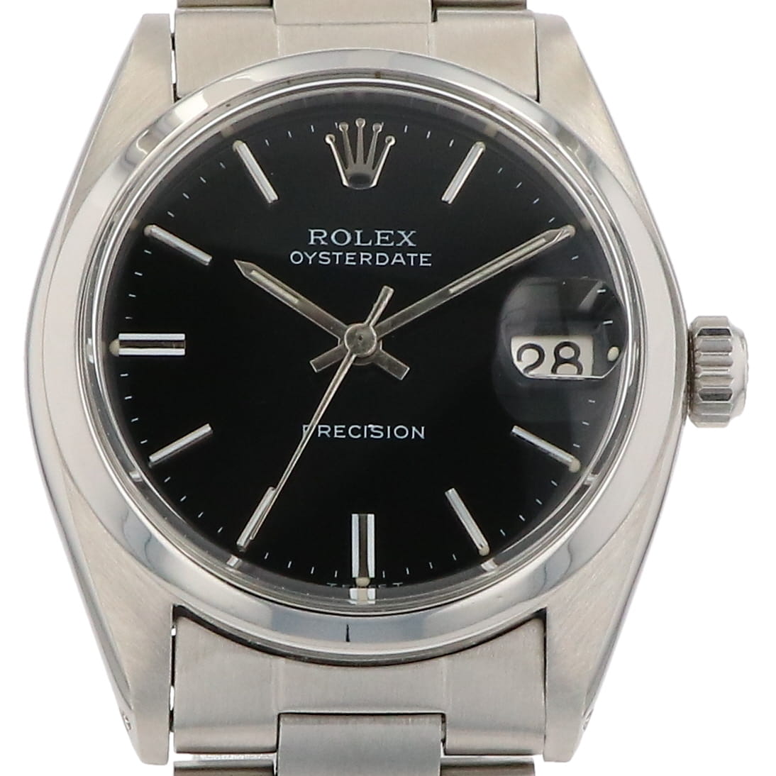 [Wrapping target] Rolex Rolex Oysterdate Precision 6466 watch SS manual ...