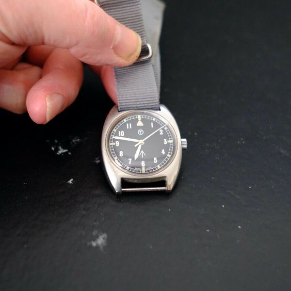 VINTAGE BRITISH MILITARY RAF 6BB LOST NAVIGATOR WATCH CWC HAMILTON ...