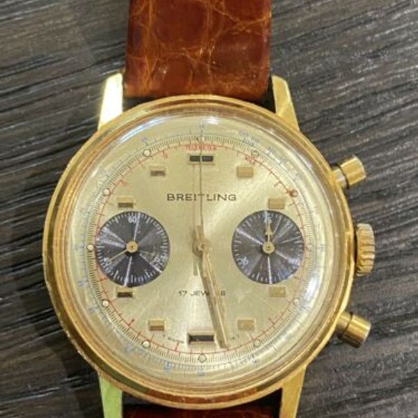 Vintage Breitling Ref 9122 1960’s men’s Watch Amazing Valjoux 7733 ...