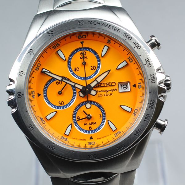 [MINT] SEIKO 7T62-0LL0 SNAF83PC Macchina Sportiva Giugiaro Quartz Men's ...